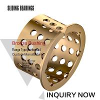 China Flanged Tin Bronze Bushings CuSn8 Metric Size for sale