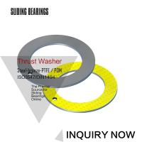 China Flat Bronze Gleitlager Washer Gasket POM Coated Steel Composite For Heavy Industry for sale