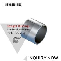 China ROHS Straight & Steel  Sleeve Bushings Flange Bearing Lead Free Washer LBM Tolerance for sale
