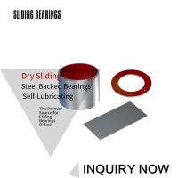 China Customized Thinkness Bronze Gleitlager  Washer Steel Backed Metric Size for sale