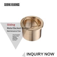 China C86300 Large Size Flanged Sleeve Bearing Centrifugal Castings & Continuous Cast for sale