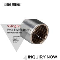 China 800 Bimetal Bearing Bushes CuPb10Sn10 Thin Walled Graphite Self - Lubricating for sale