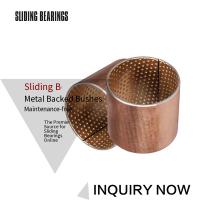 China JF800 Bimetal Bearing Bushes CuPb10Sn10 Or CuSn6Zn6Pb3 For Engine for sale