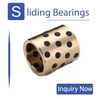 China C86300 430B Manganese Cast Bronze Flanged Graphite Bushing Bearing & Plate Oil Grooves for sale