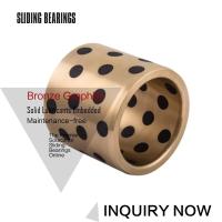 China C86300 430B Manganese Cast Bronze Flanged Graphite Bushing Bearing & Plate Oil Grooves for sale