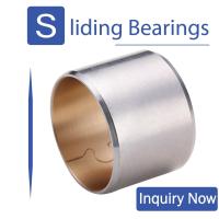 China Bimetal 800 Split Type Bimetal Bearing Bushes Buckle Steel Backed Solid Sleeve Bushing for sale