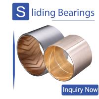 China Heavy Metal Bushings Bimetal Bushes Jf800 Jf720 Grooves Split Type For Throttle Valve for sale