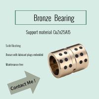 China Oilless Bush #500Sp & C86300 Custom Size Graphite Bearings,  Metal Alloy for sale