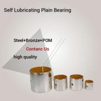 China POM Indents Self Lubricating Plain Bearing Bronze Metal Polymer Bearings Inch Custom Size for sale