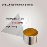 China POM Indents Self Lubricating Plain Bearing Bronze Metal Polymer Bearings Inch Custom Size for sale