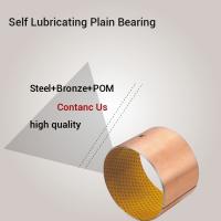 China POM Indents Self Lubricating Plain Bearing Bronze Metal Polymer Bearings Inch Custom Size for sale