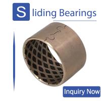 China Track Roller Flange Bimetal Bearing Bushes , Steel Bronze Bimetal Bush for sale