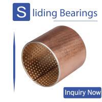 China JF800 Bimetal Bearing Bushes CuPb10Sn10 Or CuSn6Zn6Pb3 For Engine for sale