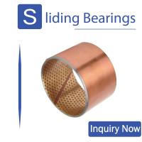 China Thin - Wall Construction Permits Compact Rohs Bimetal Sleeve Bushes Indents Bearing Assembly for sale