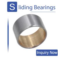 China Shaft Oil Grooves & Lock Flange Bimetal Bearing Bushes With Oil Indentation CuSn10Pb10 for sale