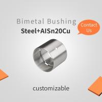 China Steel + AISn20Cu , Bimetal Bearing Bushes , china supplier, high quality, Copper Plating/Tin Plating for sale