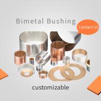 China Lead - Free Bimetal Bearing Bushes CuSn6.5 Flange & Sleeve In Automobile Engine for sale