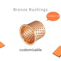 China CuSn8 Flanged Bronze Bushings Metric Large Size For Mining Drill Rigs for sale