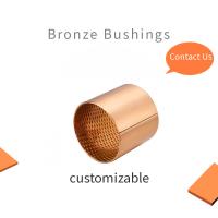 China Oil Lubrication CuSn8 Bronze bushings for Offshore, Bronze Graphite Bushings for sale
