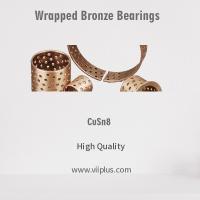 China Rolled Tin Bronze Perforated Bushings | CuSn8 Sliding Bushing Oil Perforations for sale
