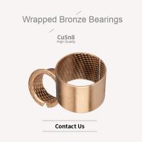 China Wrought Bronze Bushing CuSn8 Material for sale