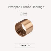 China Wrought Bronze Bushing CuSn8 Material for sale