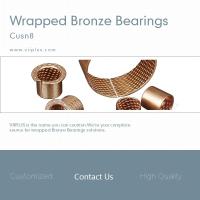 China Phosphor Tin Bronze Flange Collar Wrapped Bronze Bushings Diamond Shaped Cusn8 Material H7 for sale