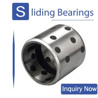 China Steel Base Inlaid Graphite Bearings High Temperature For Winder Support / Crane Support for sale