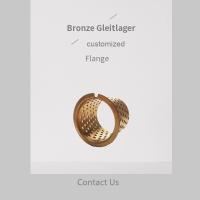 China Long Life Flanged Bronze Bushings 5050 ID50* OD55*65 Flange * L50mm for sale