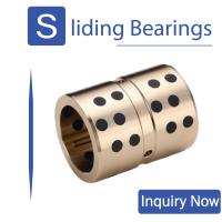 China ZCuSn6Zn6Pb3 Graphite Sleeve Bearings Hydraulic Engineering Self Lubricating Bearings for sale