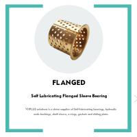 China Wrapped Bronze Bushing,  Flanged Size lubrication pockets for sale