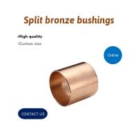 China Diamond Oil & Sphercial Oil Split Bronze Sleeve Bushings , Self Lubricating Bush for sale