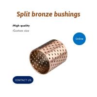 China Diamond Oil & Sphercial Oil Split Bronze Sleeve Bushings , Self Lubricating Bush for sale