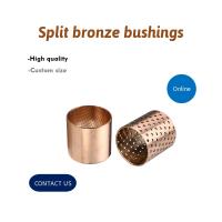 China Diamond Oil & Sphercial Oil Split Bronze Sleeve Bushings , Self Lubricating Bush for sale