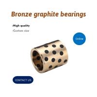 China Plug Graphite Sleeve Guide Inch Sized Bushings , Bronze Graphite Bushings Metal Standard for sale