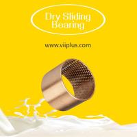 China Steel Copper Plated Or Tin Plated Dry Sliding Bearing Bushings CuPb10Sn10 Material for sale