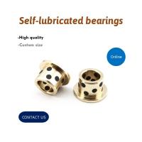 China Solid Lubricant Manganese Bronze Sliding Bearings Flanged Plate CuZn25AI5Mn4 C86300 for sale