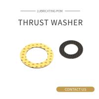China MoS2 Thrust Washer , POM,  Low carbon steel, polymer thrust washer, thrust bearing washer for sale