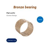 China CuSn8,  Cylindrical Wrapped Bronze Bearings for sale
