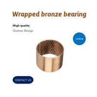 China Gerolde Tinbronzen Glijlagers Oilless Sliding CuSn8 Self Lubricating Bronze Bushings for sale