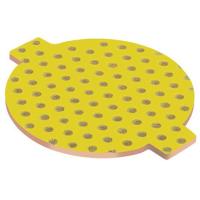 China Pom Polymer Plain Bearings With Oil Groove for sale