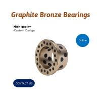 China Self Lubricating Solid Inlaid Graphite Plugged Bushings for sale