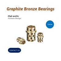 China Self Lubricating Solid Inlaid Graphite Plugged Bushings for sale