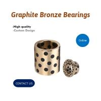 China Self Lubricating Solid Inlaid Graphite Plugged Bushings for sale