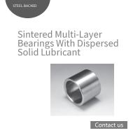 China 2000 Sintered Multi Layer Oilless Bushes With Dispersed Solid Lubricant for sale