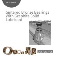 China Solid Lubricating Graphite Bronze Oilless Water Valves Bushing for sale