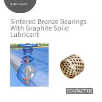 China Solid Lubricating Graphite Bronze Oilless Water Valves Bushing for sale