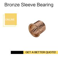 China Lagerbuchsen Bronze Sleeve Bushings, Flange Glidlager Size Made To Order for sale
