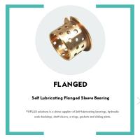 China 180100 Metric Flanged Sleeve Bearing 180-185-100mm Perforated ISO 3547 for sale