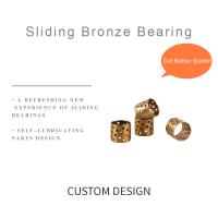 China Split Type CuSn8 Bronze Flange Slide Bearing for sale